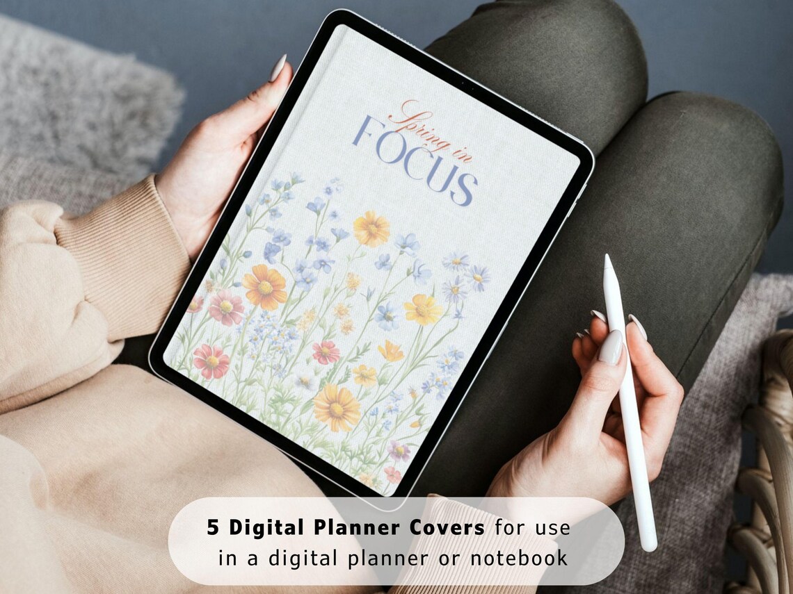 Digital Planner Covers, Digital Notebook Covers, Goodnotes Section ...