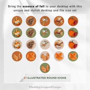 Fall Desktop Folder Icons, Autumn Desktop Icons, Orange Desktop Folders ...
