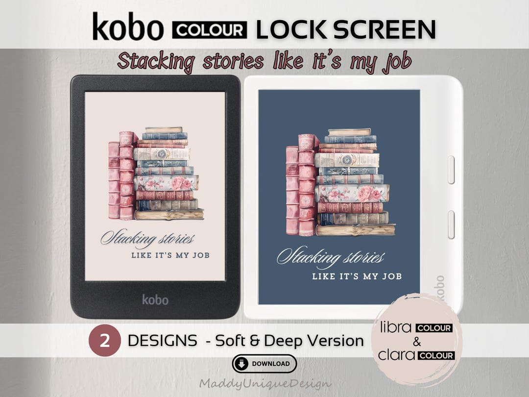 Kobo Lock Screen, Stacking Stories, Kobo Libra Colour, Kobo Clara ...