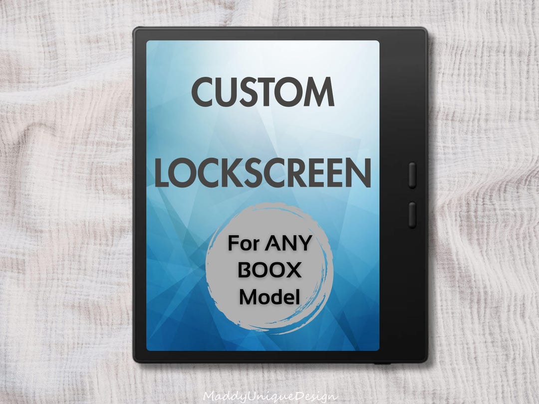 Boox Lock Screen CUSTOM: Personalized Wallpaper for Any Boox Ereader ...