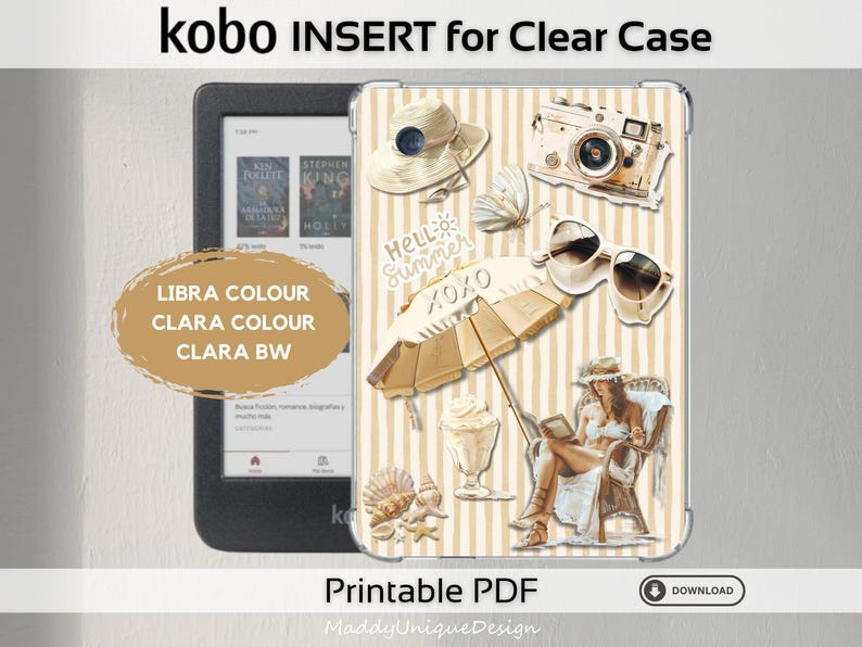 Kobo Case Insert, Kobo Libra Colour, Kobo Clara Colour, Kobo Clara BW ...