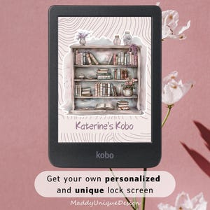 Kobo Lock Screen CUSTOM, Kobo Libra Colour, Kobo Clara Colour, Ebook ...