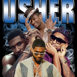 Usher T Shirt Design PNG Instant Download - Etsy