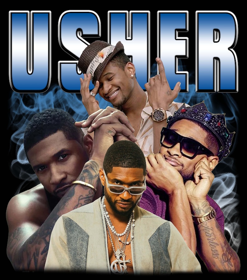 Usher T Shirt Design PNG Instant Download - Etsy