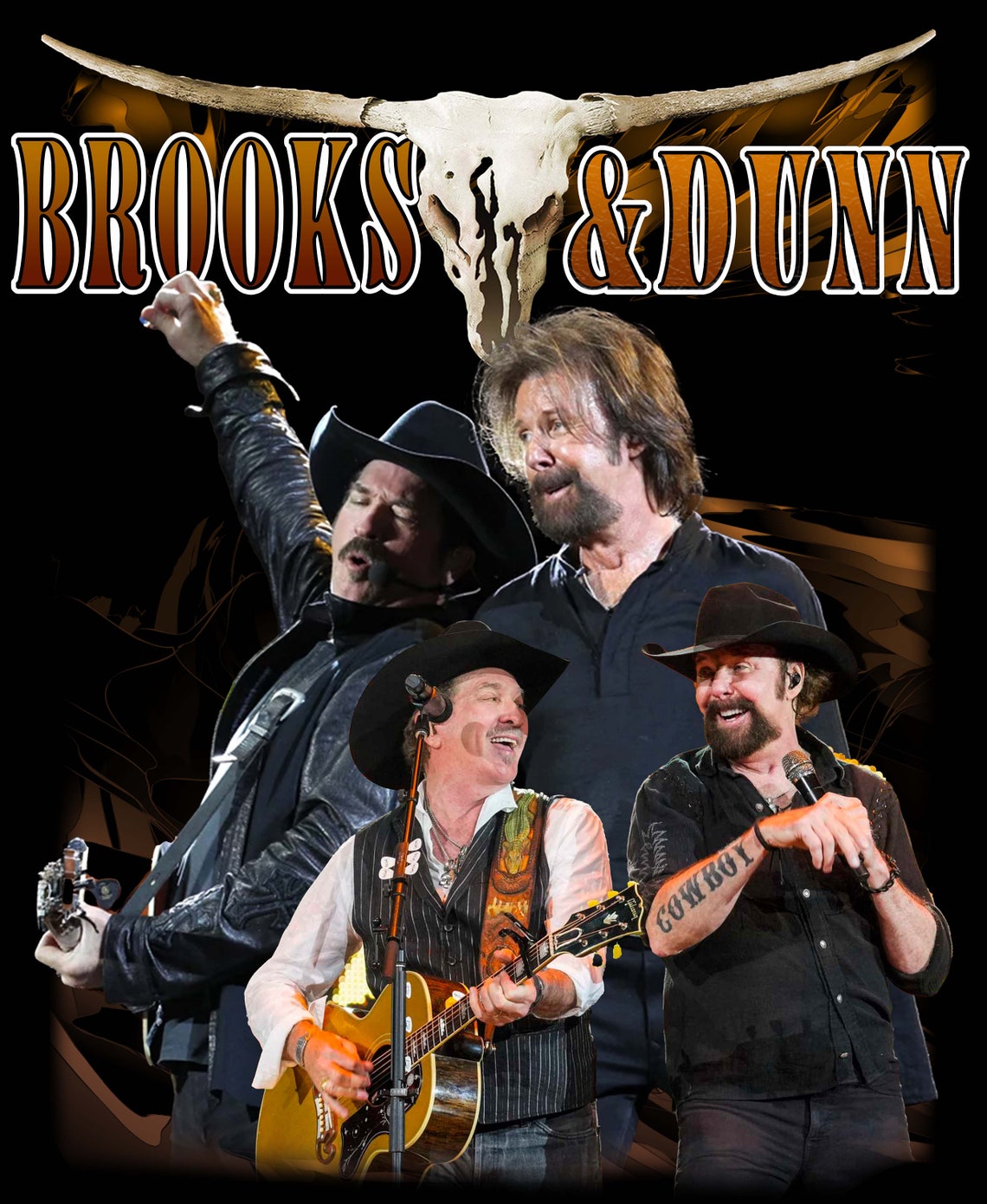 Brooks Dunn T Shirt Design PNG Instant Download - Etsy