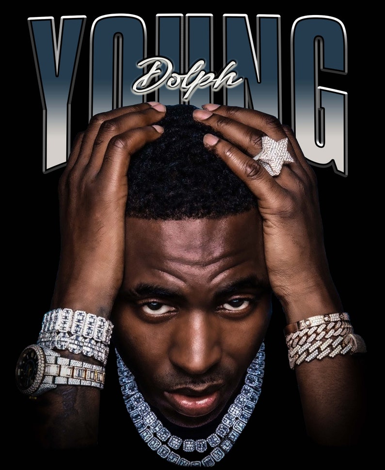 Young Dolph T Shirt Design PNG Instant Download - Etsy