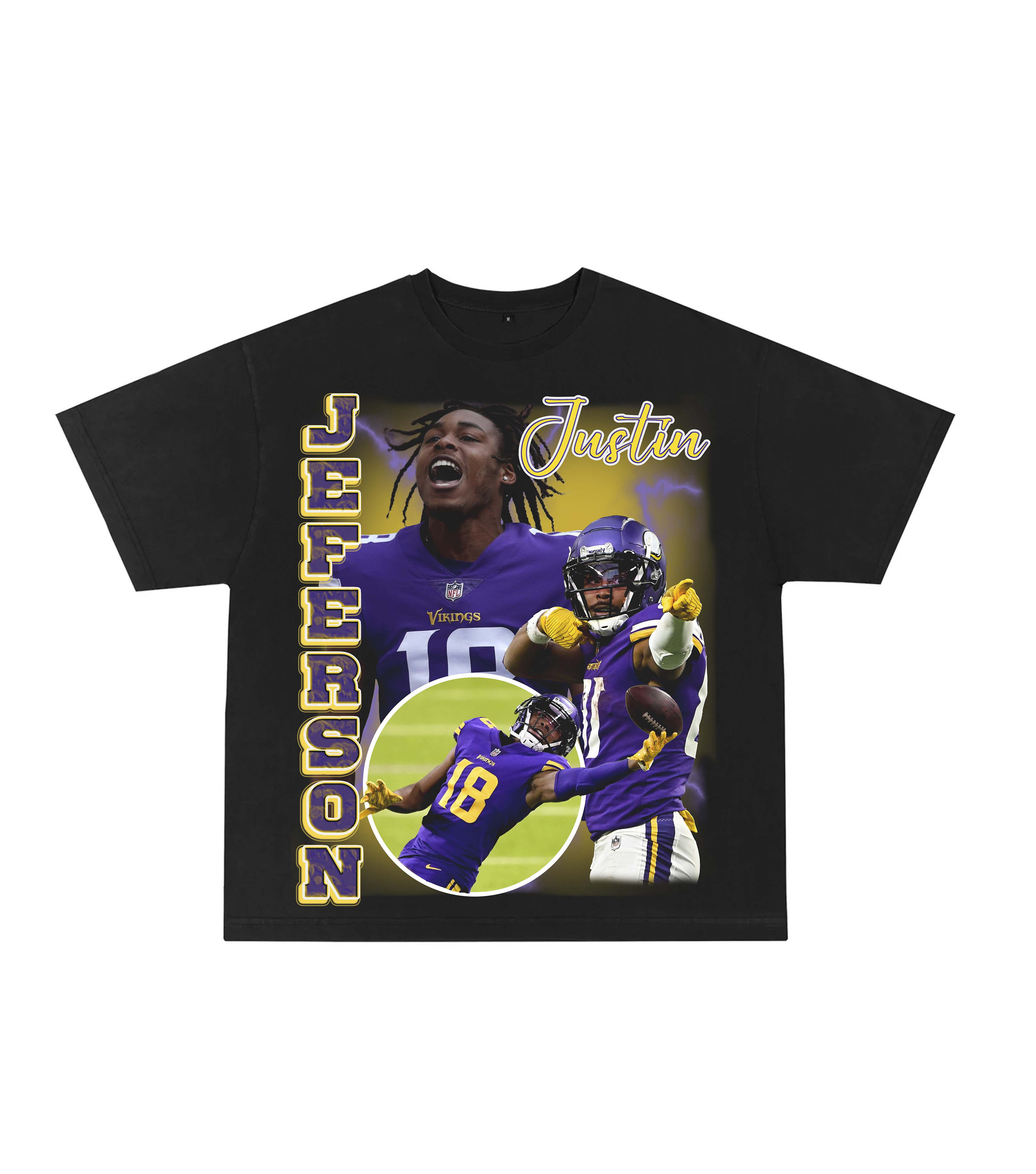 Justin Jefferson T Shirt Design PNG Instant Download - Etsy