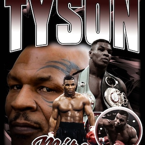 Mike Tayson T Shirt Design PNG Instant Download - Etsy