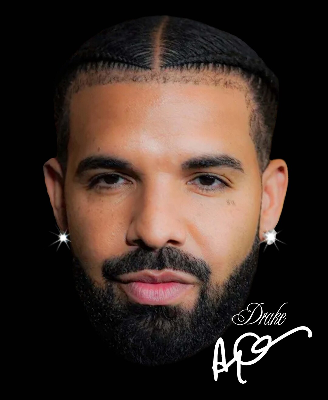 Drake PNG T-SHIRT |rap Tee Jumbo Graphic Print Savage Mode |rare Hip ...