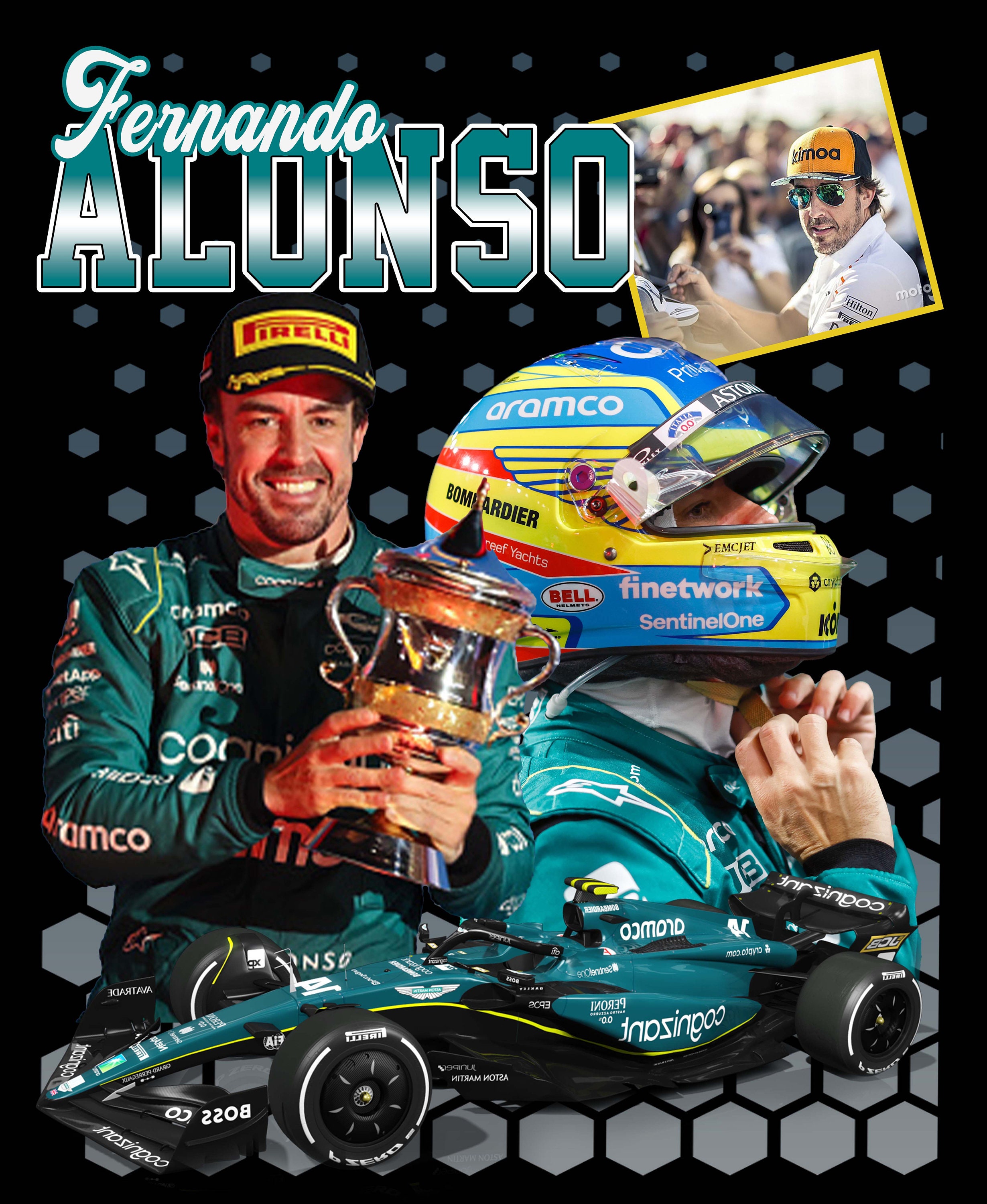 Fernando Alonso T Shirt Design PNG Instant Download - Etsy
