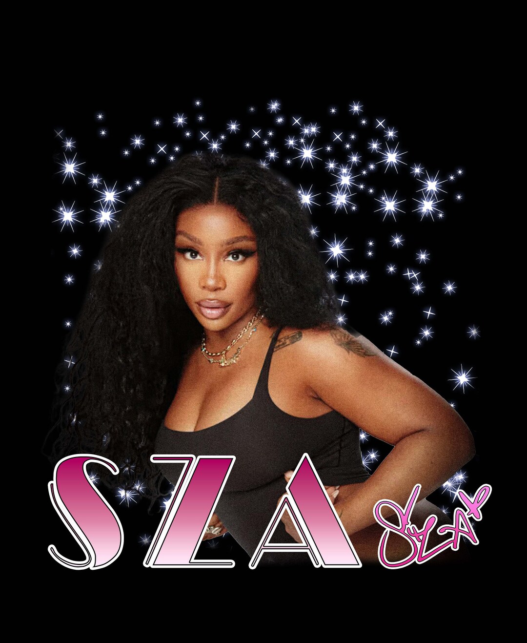 SZA T Shirt Design PNG Instant Download - Etsy
