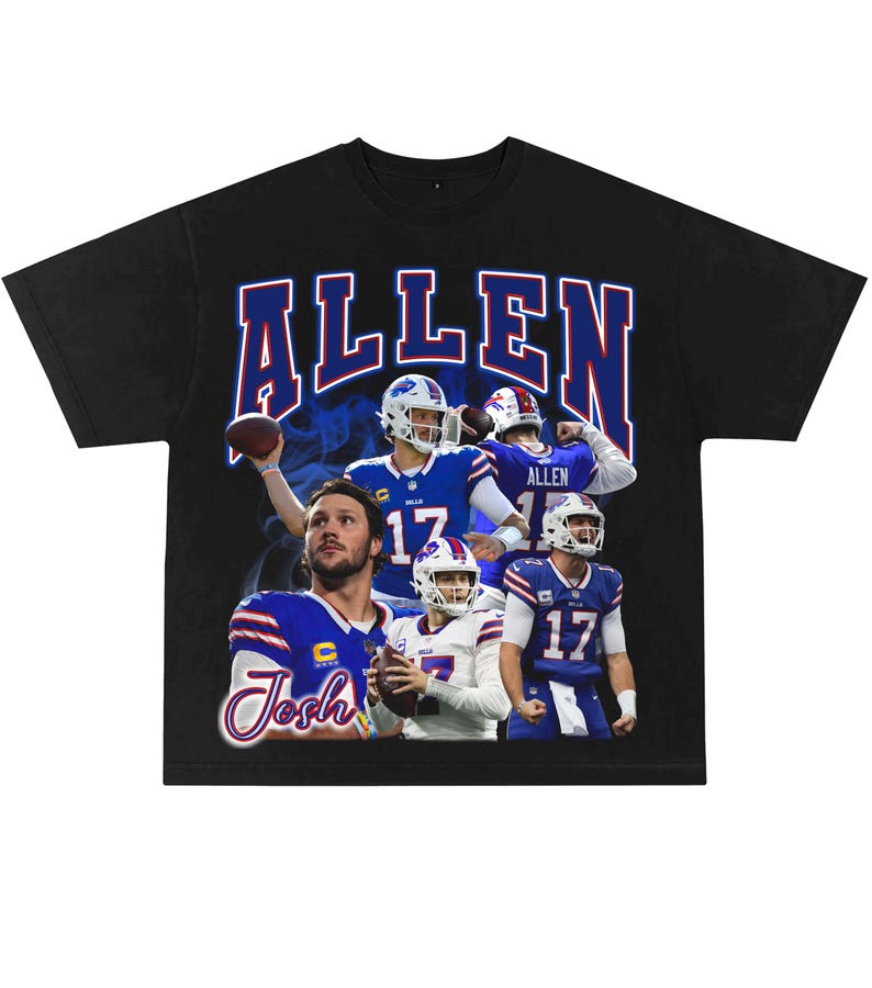 Josh Allen T Shirt Design PNG Instant Download - Etsy