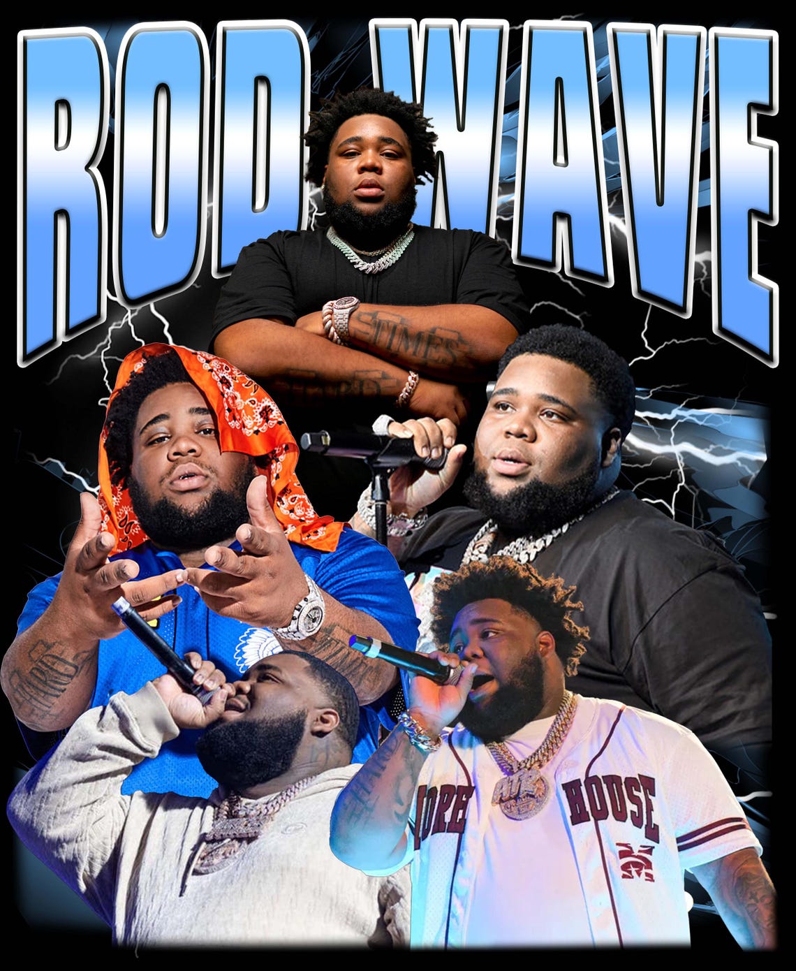 Rod Wave T Shirt Design PNG Instant Download - Etsy