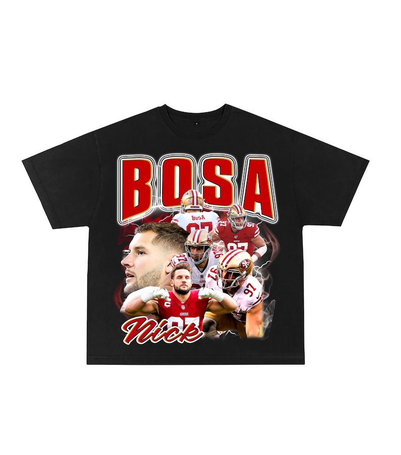 Nick Bosa T Shirt Design PNG Instant Download - Etsy