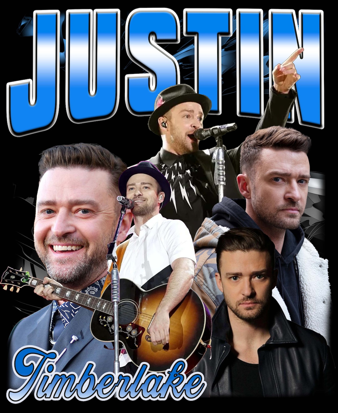 Justin Timberlake T Shirt Design PNG Instant Download - Etsy