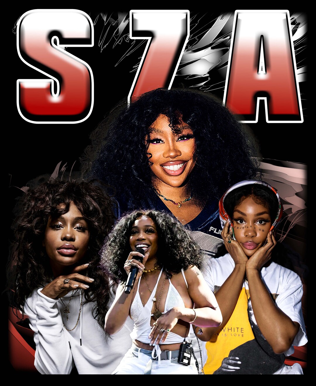 SZA T Shirt Design PNG Instant Download - Etsy