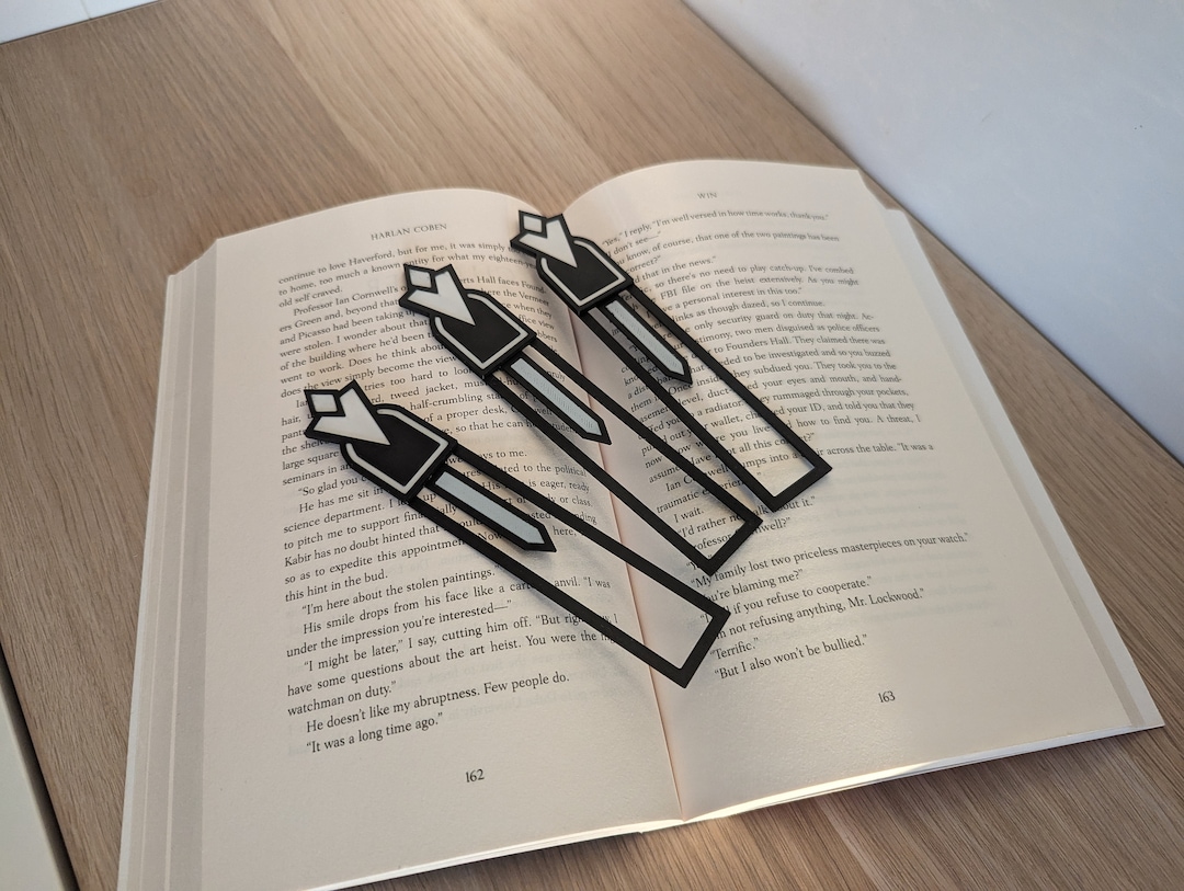 Skyrim Inspired 3d-printed Quest Indicator Bookmarks - Etsy