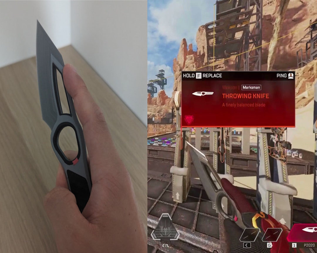 Apex Legends Inspired 3d-printed Throwing Knife Replica - Etsy