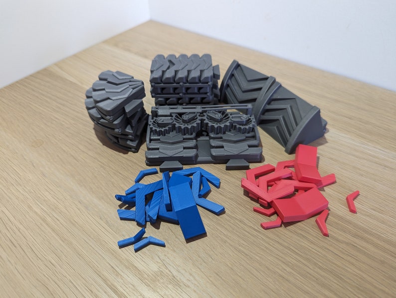 Factorio Inspired 3d-printed Belt Kit for 2-lane Balancer Assembly - Etsy