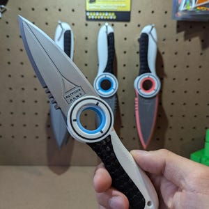 Subnautica Knife Prop – 3D Printed Survival Blade Replica – Gamer ...