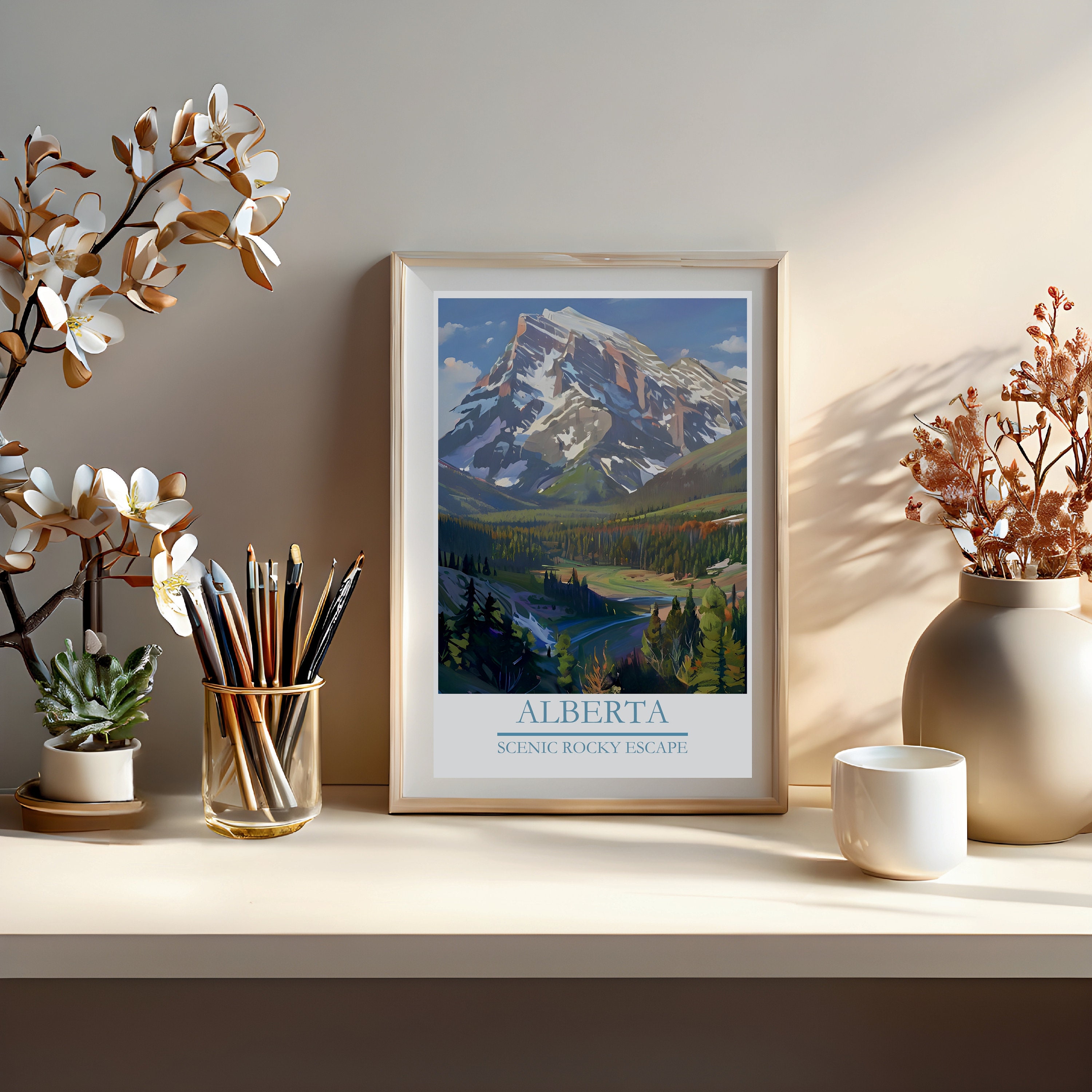 Alberta Print, Alberta Poster, Alberta Decor, Alberta Digital, Travel ...