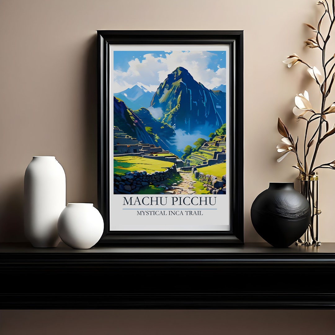 Machu Picchu Print, Wall Art, Machu Picchu Poster, Machu Picchu Decor ...