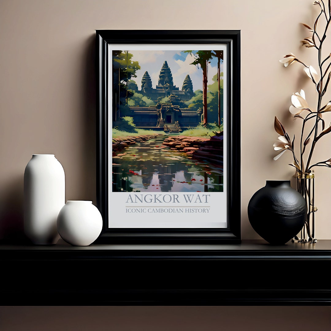Angkor Wat Print, Wall Art, Angkor Wat Poster, Angkor Wat Decor, Print ...