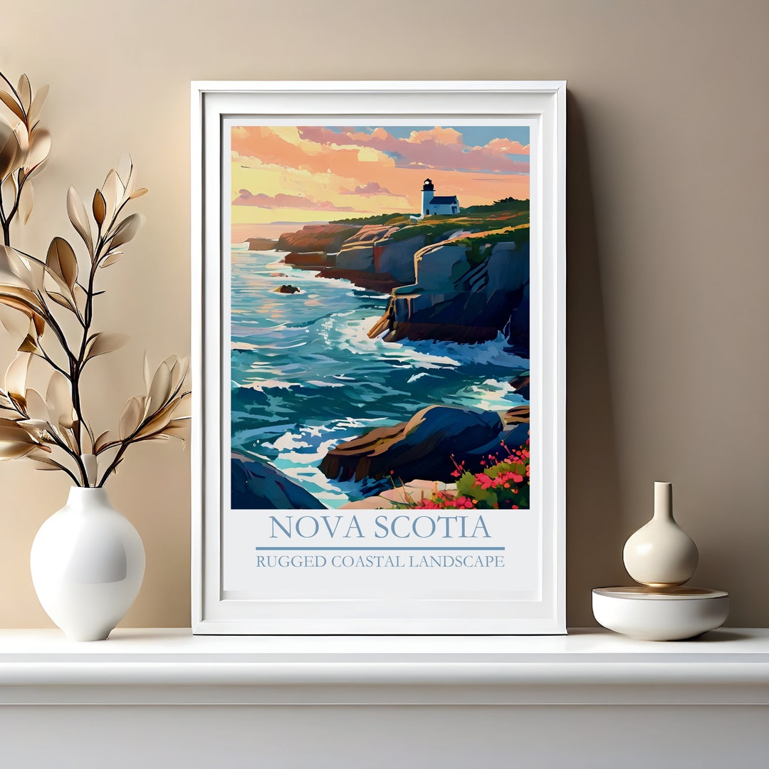 Nova Scotia Print, Nova Scotia Poster, Nova Scotia Decor, Nova Scotia ...
