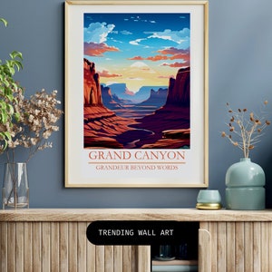 Set of 3, Grand Canyon Print, Wall Art, Grand Canyon Poster, Grand ...