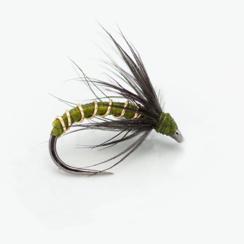 Tenkara Size 12 Jun Kebari 6ct “the Juice” - Etsy