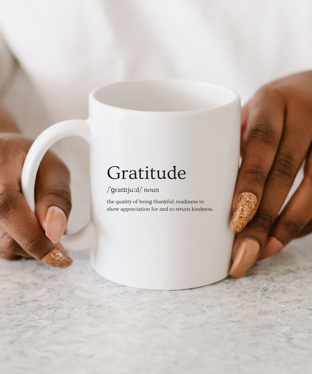 Gratitude Mug: Positive Affirmation Coffee Cup - Etsy