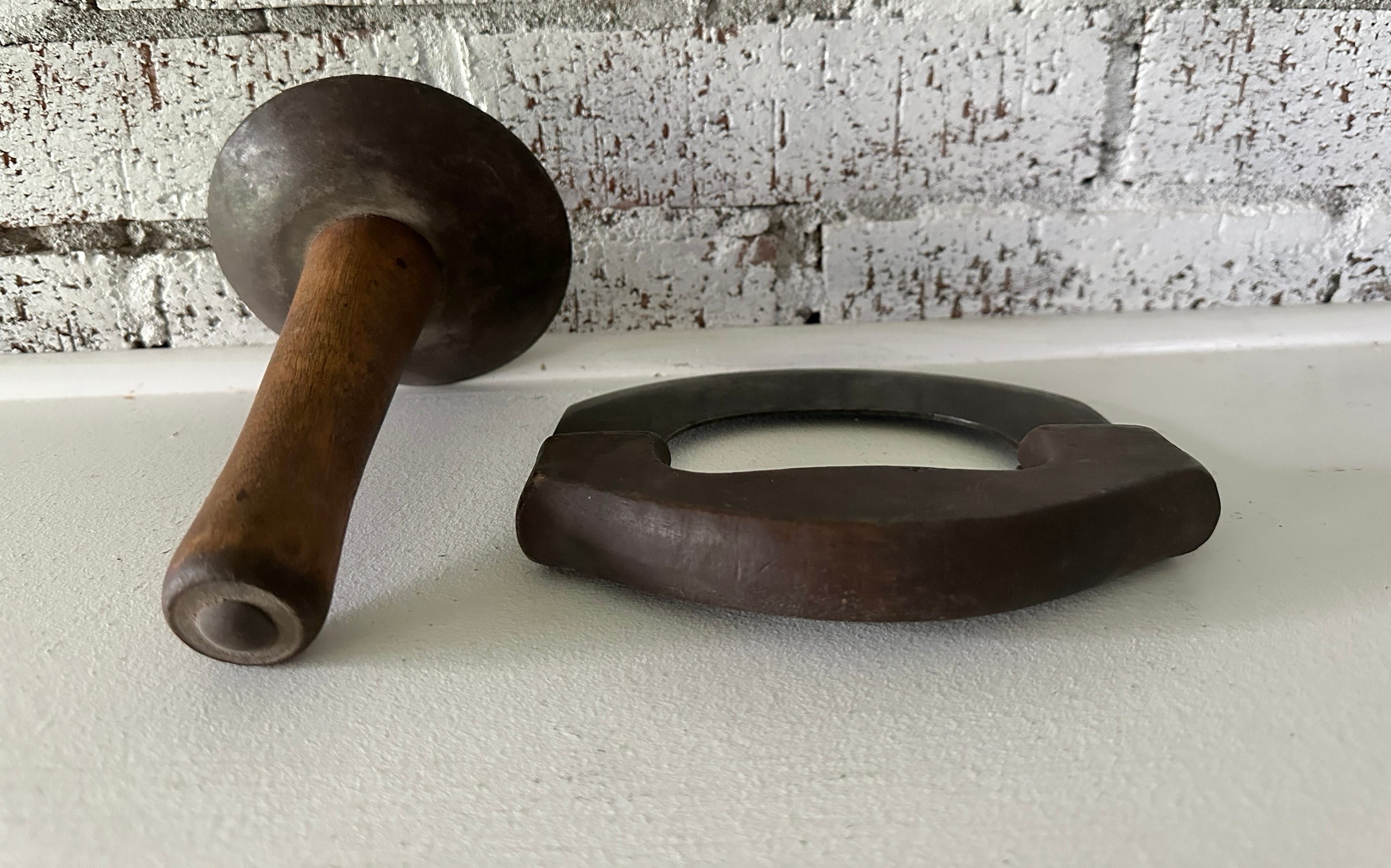 1800s Antique Farmer Hog Scraper Tool & Single Blade Food Chopper ...