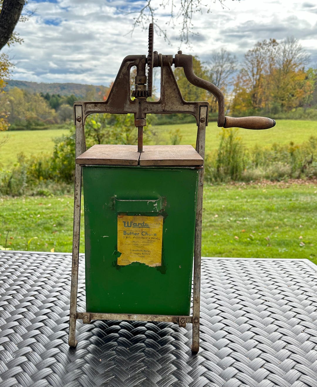 Antique Vintage Butter Churn by Wardway Co, Rare, Large Circa 1930s ...