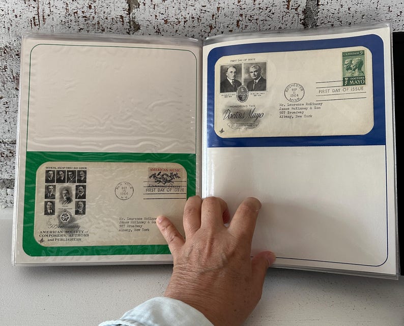 Vintage US First Day Cover Collection: 1960s-1980s in Binder - Etsy