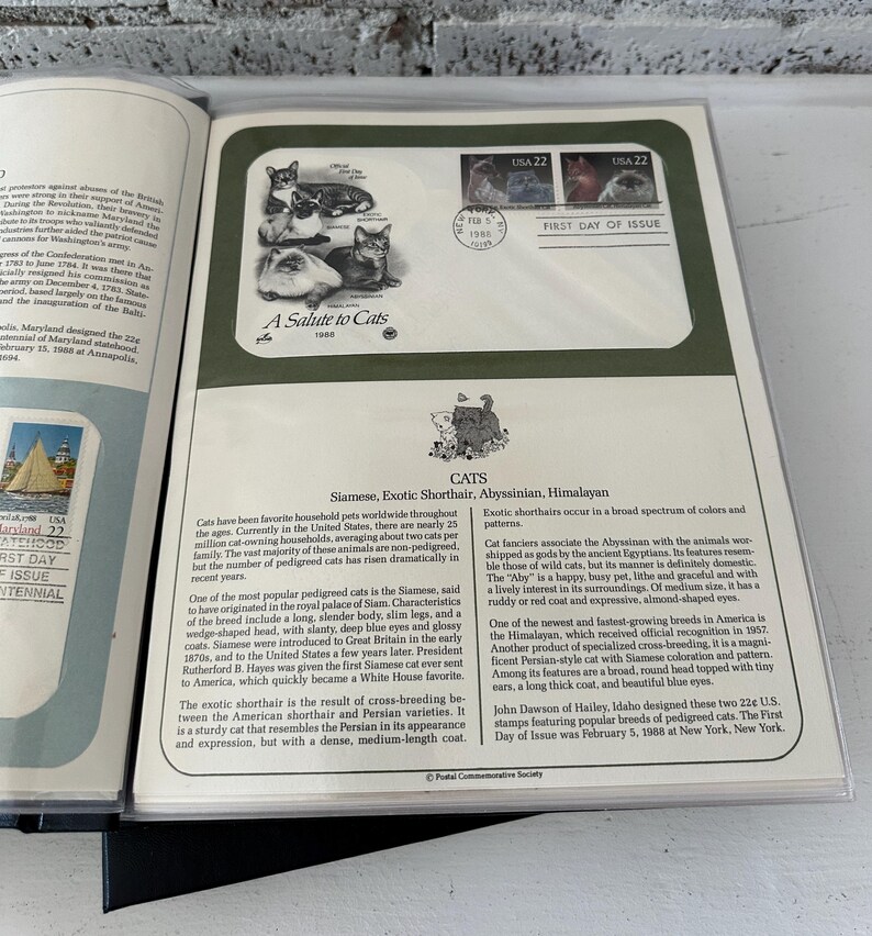 Vintage US First Day Cover Collection: 1960s-1980s in Binder - Etsy