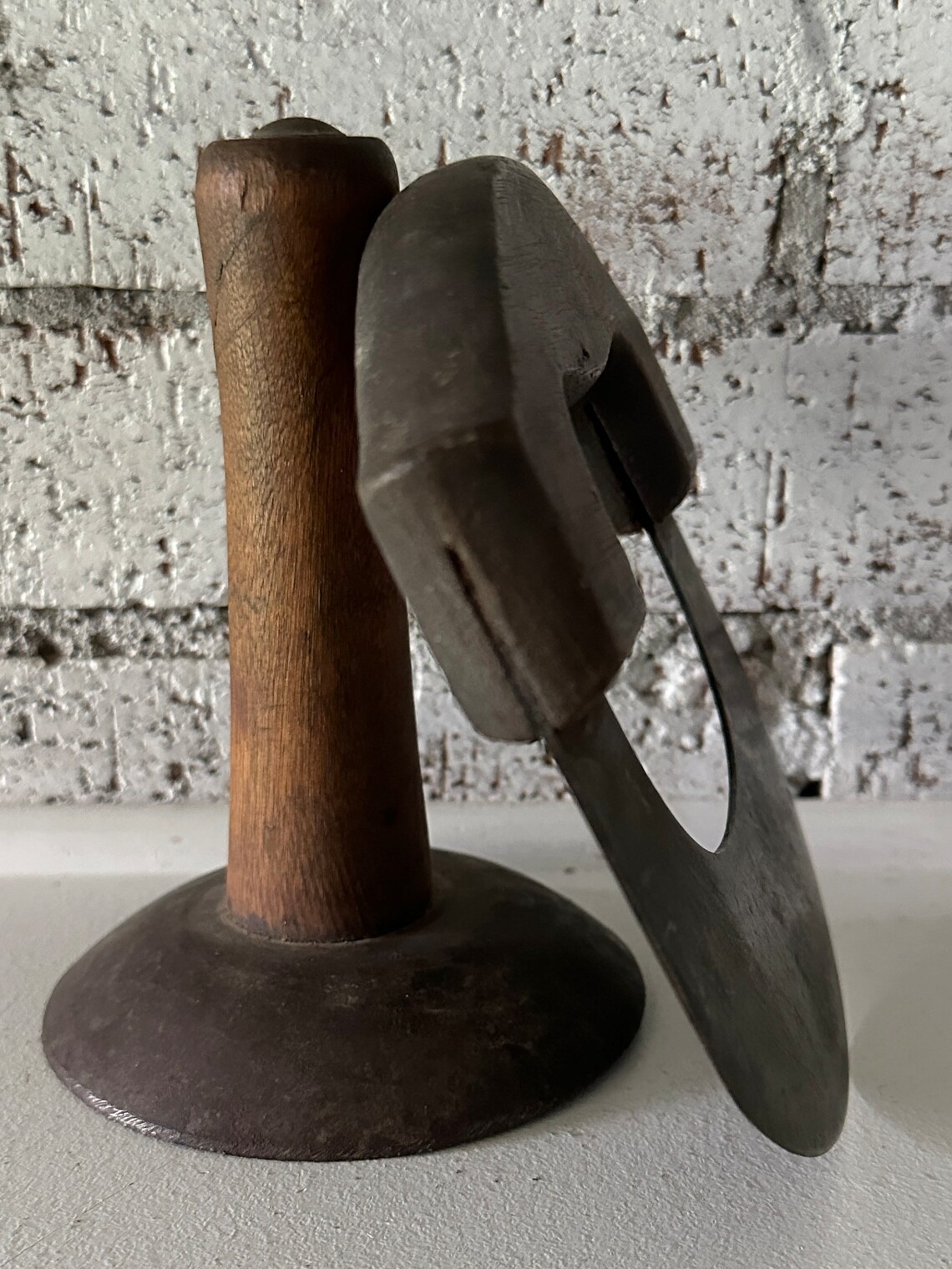 1800s Antique Farmer Hog Scraper Tool & Single Blade Food Chopper ...