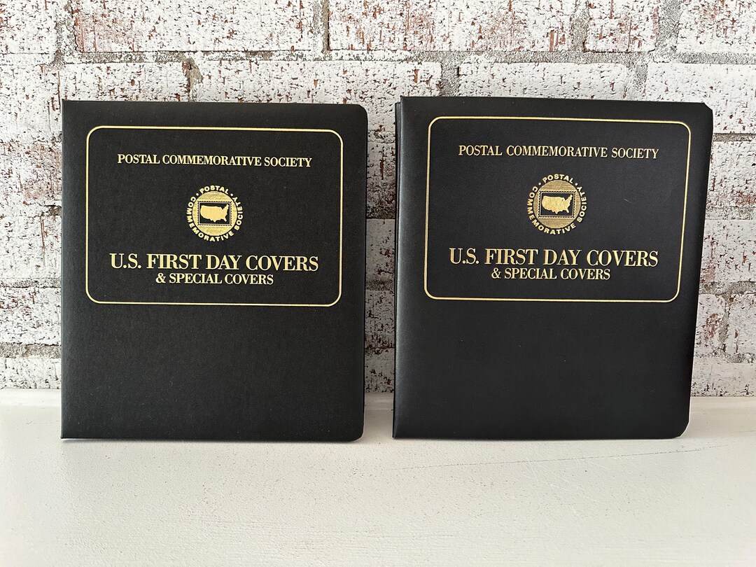 Vintage US First Day Cover Collection: 1960s-1980s in Binder - Etsy