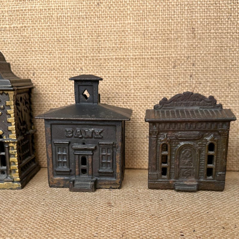 Antique Coin Banks - Etsy