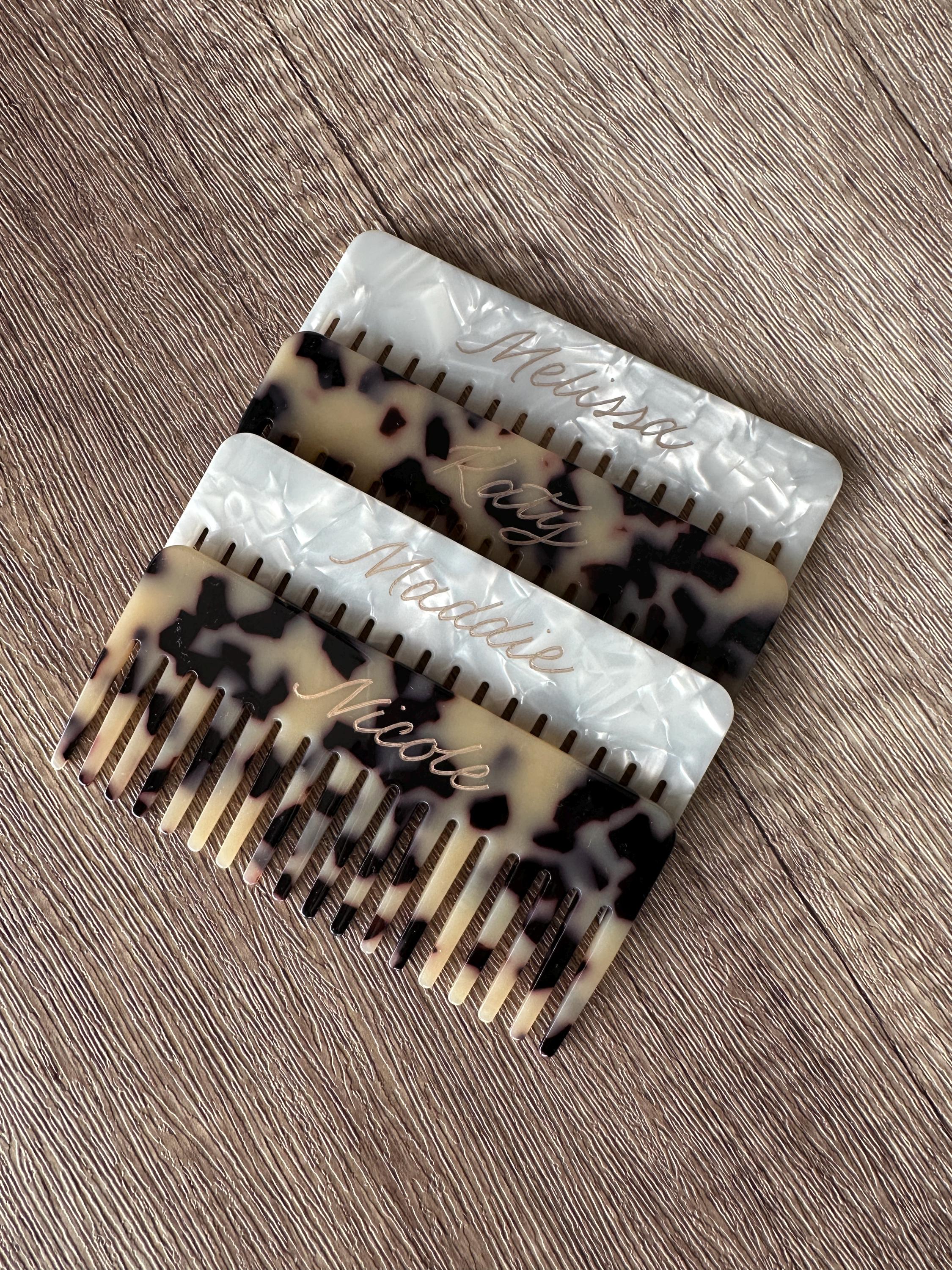 Personalized Engraved Comb | Custom Bridesmaid Proposal Gift ...