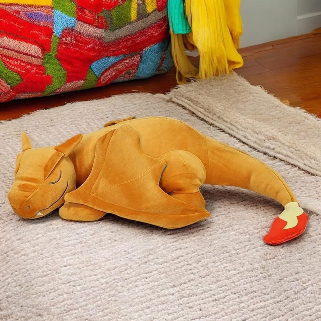 Sleeping Charizard Plush Toy, Soft Charizard Plush Pillow, Perfect ...