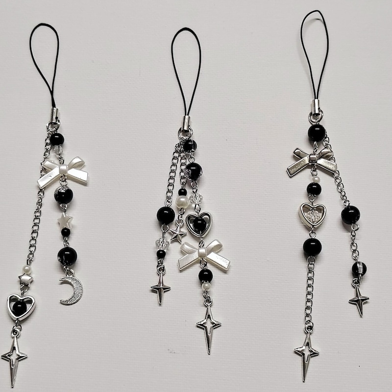 Gothic Style Phone Charm - Etsy