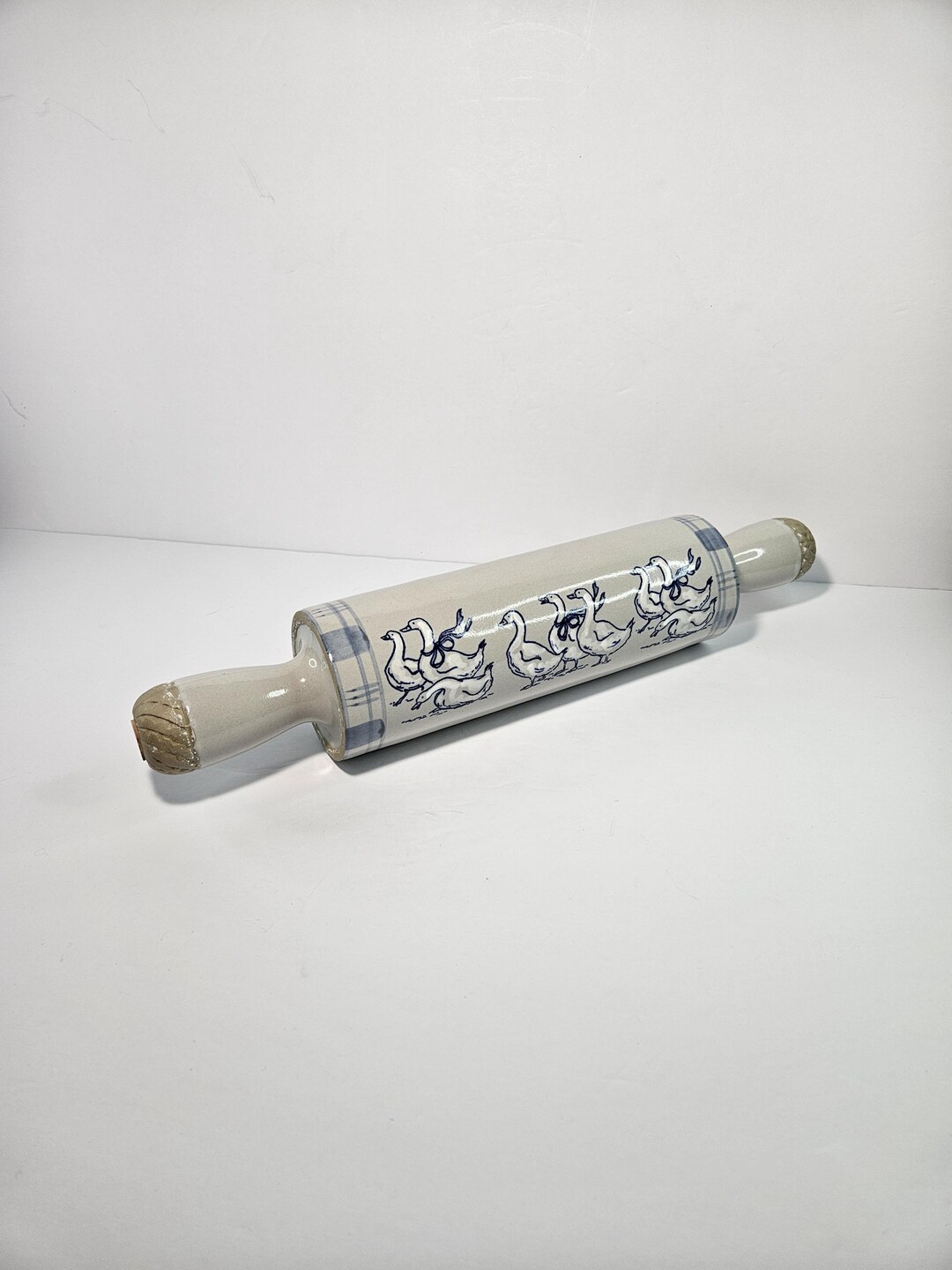 Vintage Louisville Stoneware Gaggle of Geese Rolling Pin 17" Long - Etsy