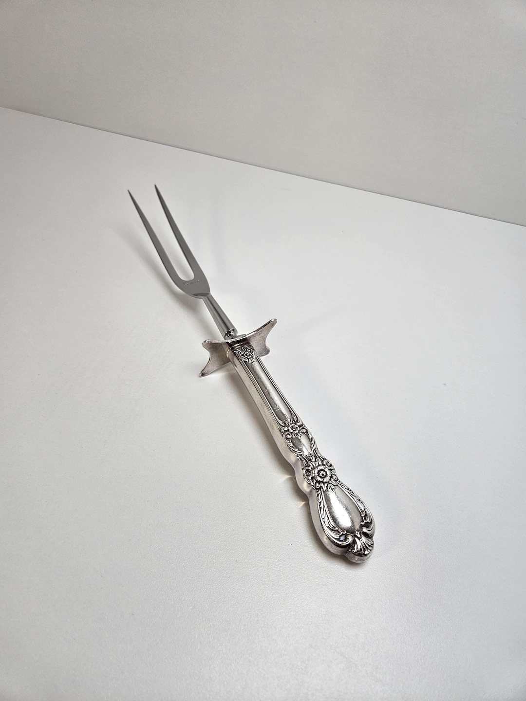 Heritage Two Prong Fork W/ Stand Silverplate 1953 by International ...