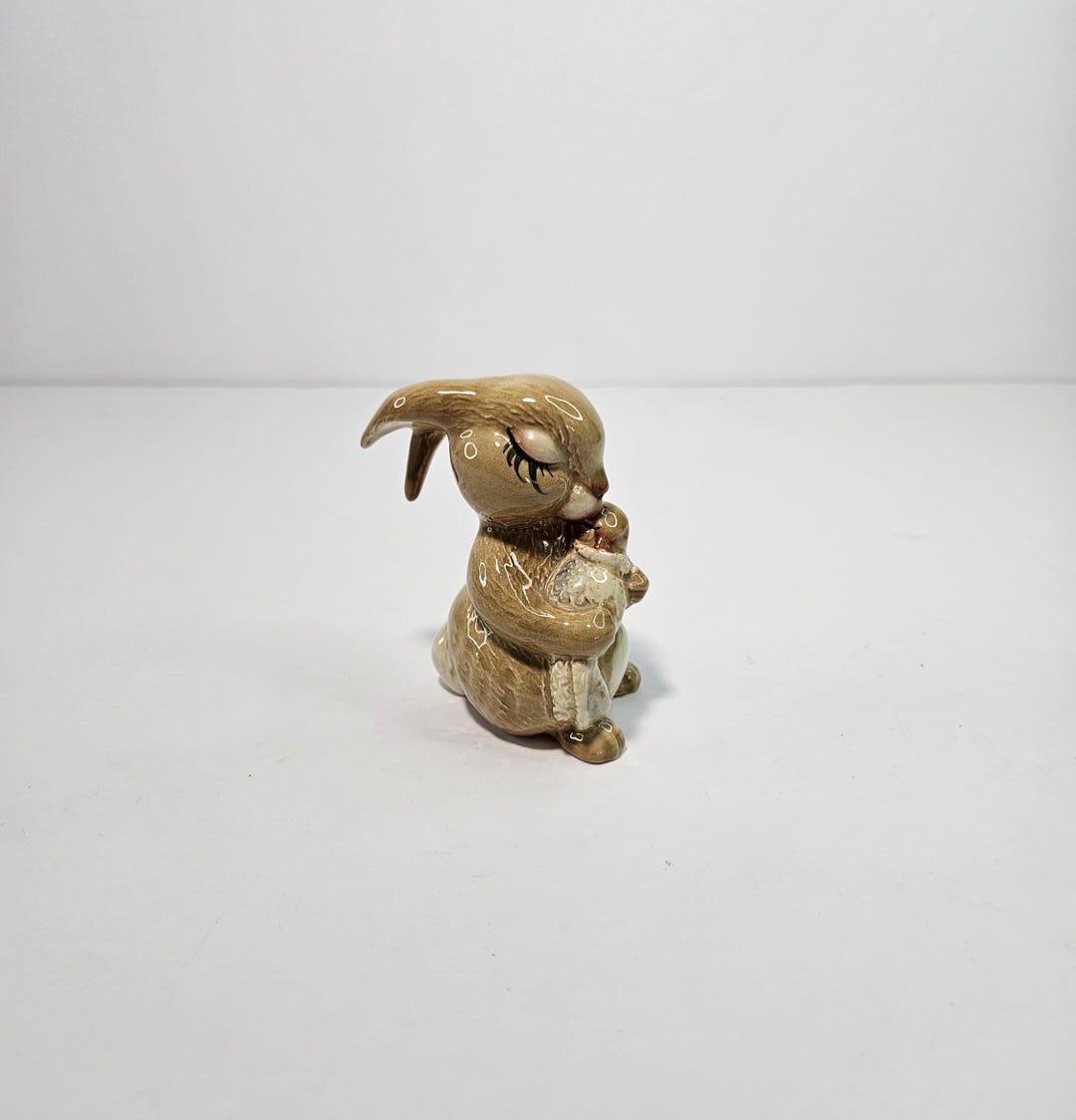 Vintage Beswick Mother Bunny Rabbit Holding Baby English Figurine 3 ...