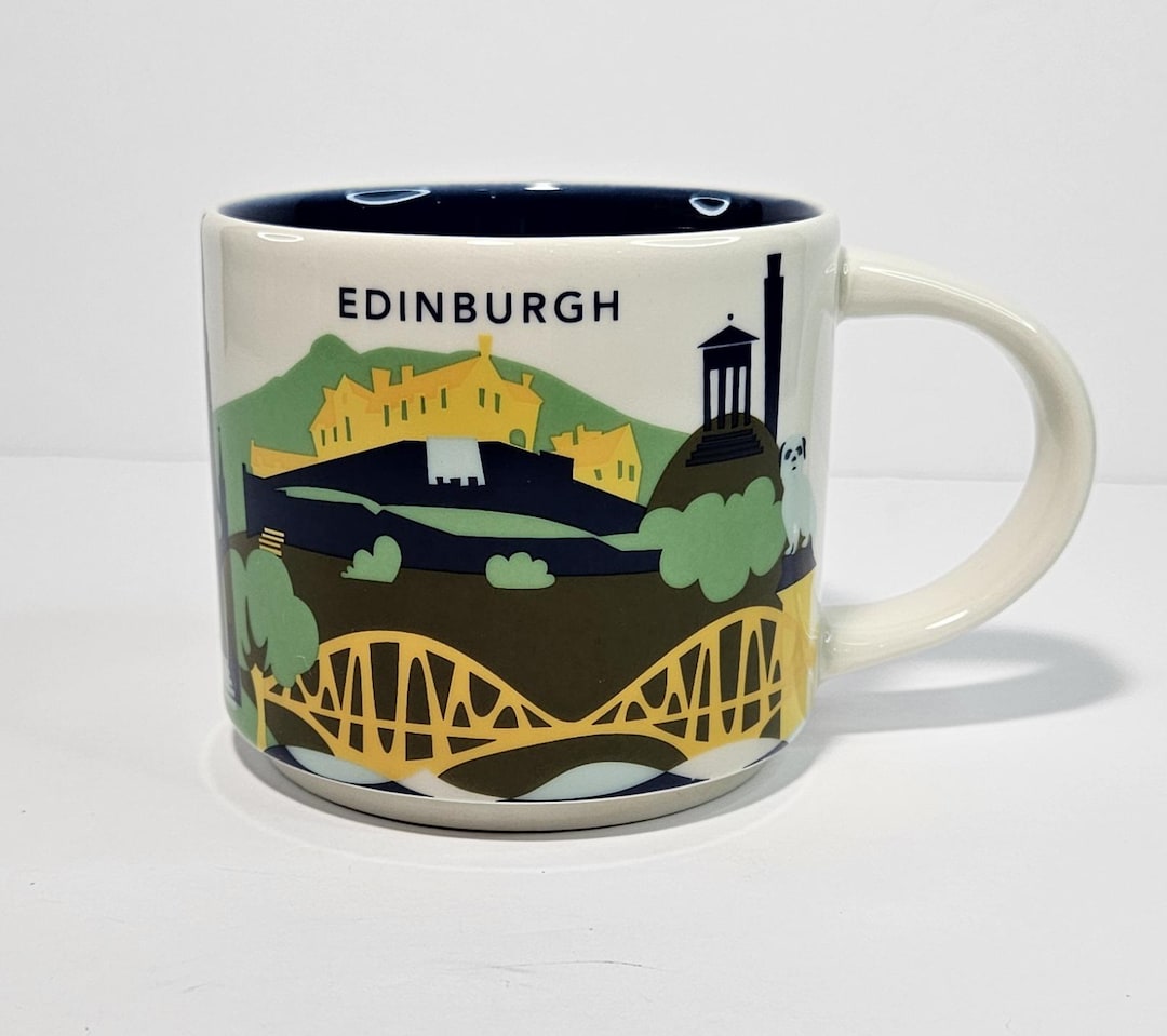 Starbucks Edinburgh You Are Here Collection Coffee Tea Mug 14oz - Etsy