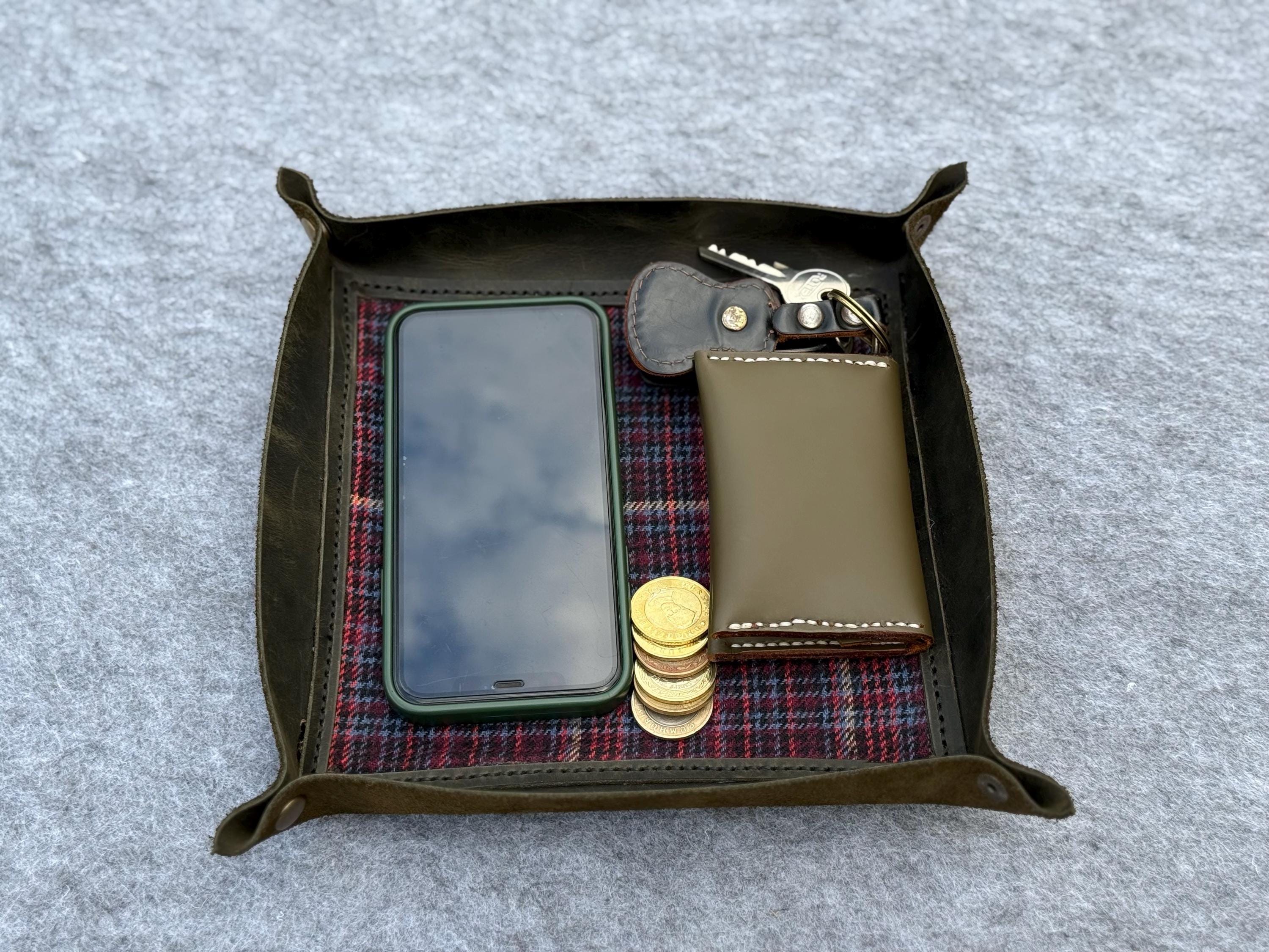 Leather Valet Tray - Etsy