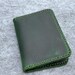 Handmade Leather Bifold Wallet: Calf Leather Card Holder - Etsy