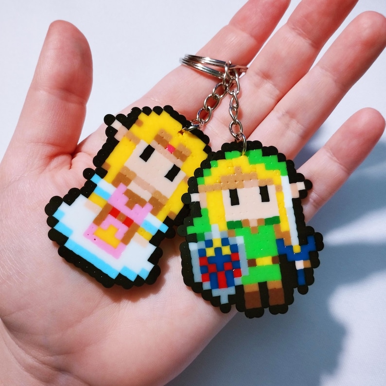 Zelda & Link Keychains - Etsy