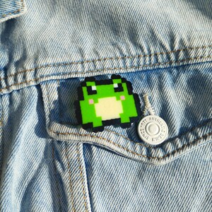Cute Frog Pin - Etsy