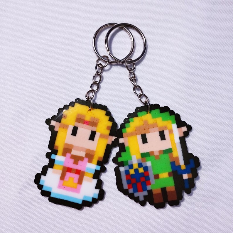 Zelda & Link Keychains - Etsy